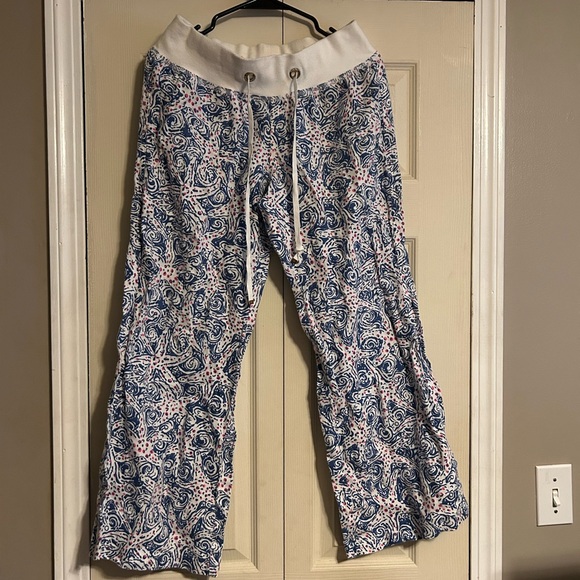 Lilly Pulitzer | Pants & Jumpsuits | Lilly Pulitzer Blue And White ...